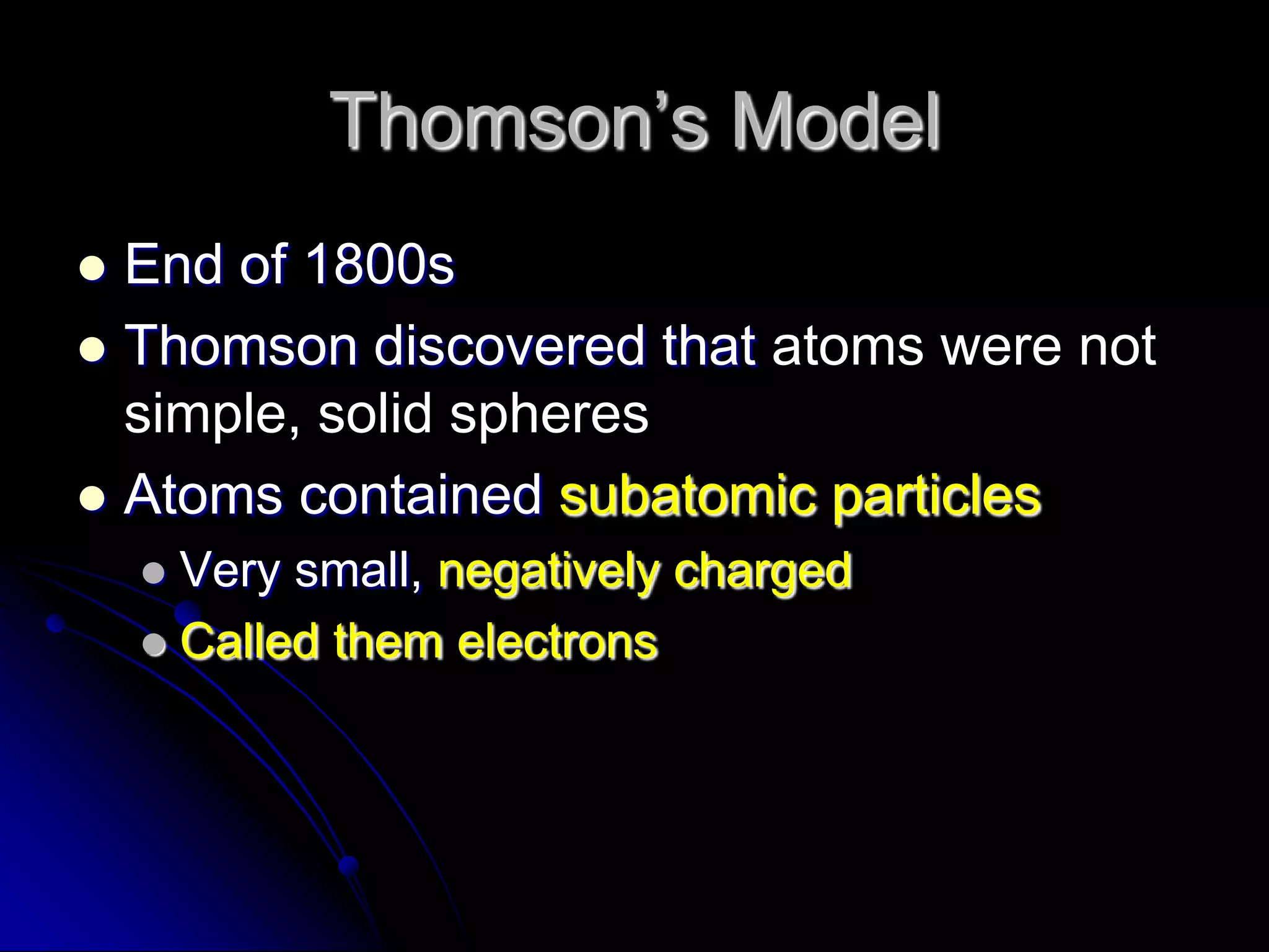 Introduction to atomic theory ppt | PPTX