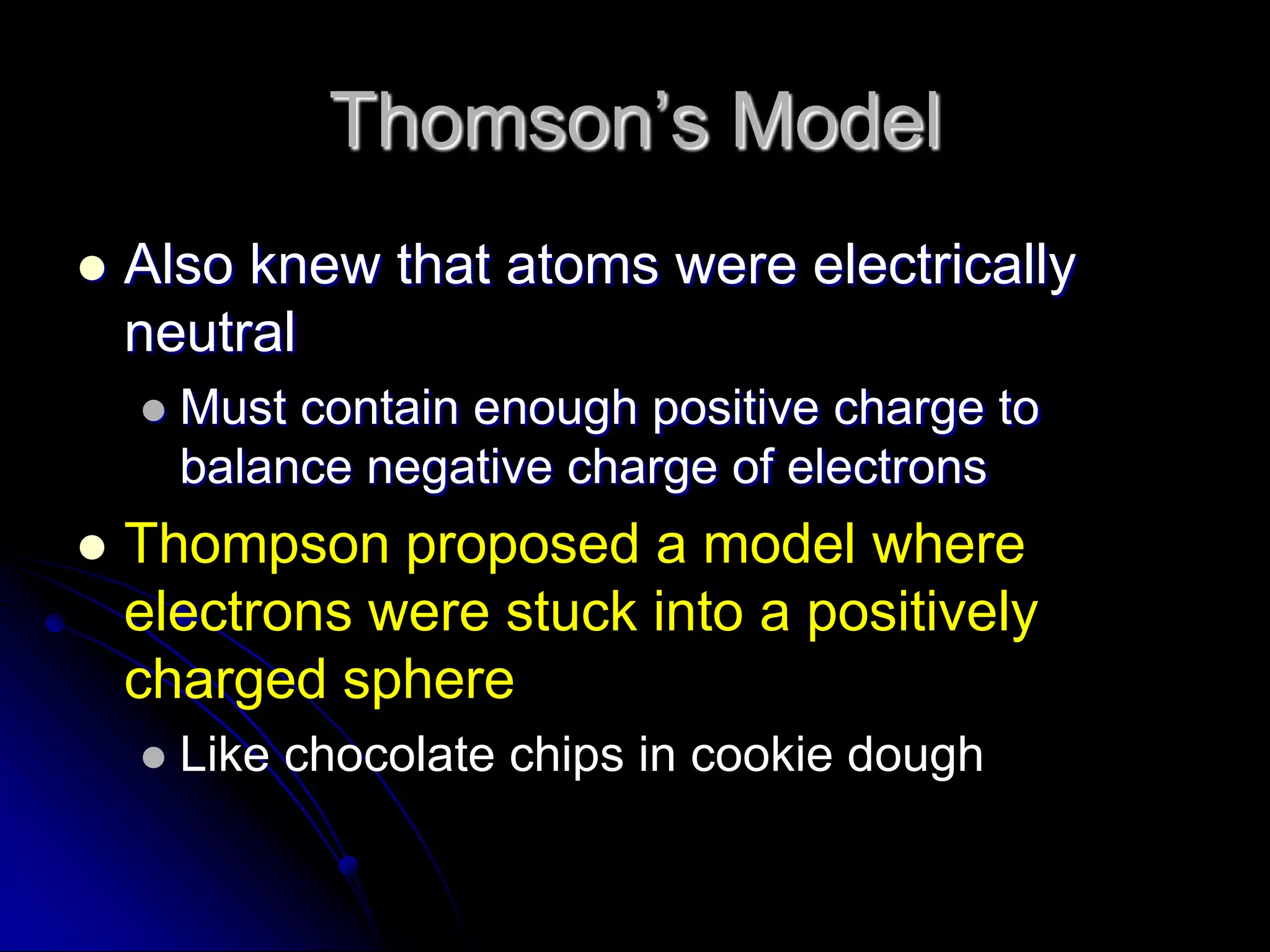 Introduction to atomic theory ppt | PPTX