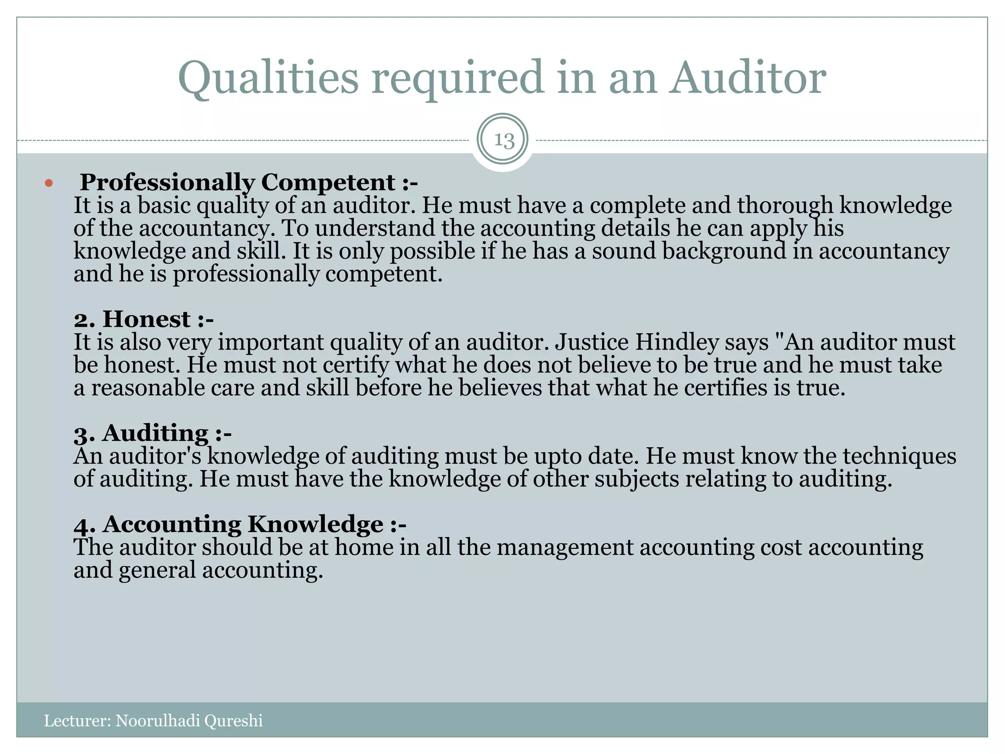 Auditing (Introduction to Auditing) | PPTX