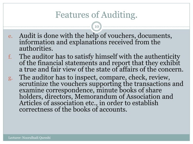 Auditing (Introduction to Auditing) | PPTX