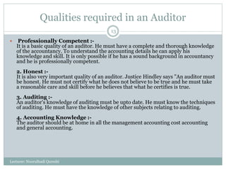 Auditing (Introduction to Auditing) | PPTX