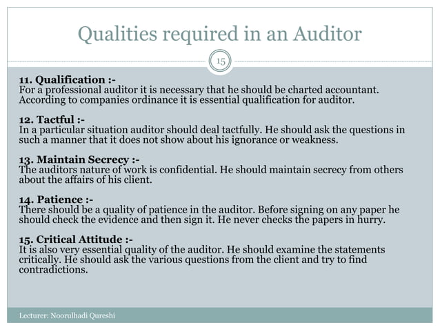 Auditing (Introduction to Auditing) | PPTX