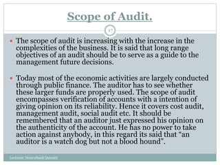 Auditing (Introduction to Auditing) | PPTX