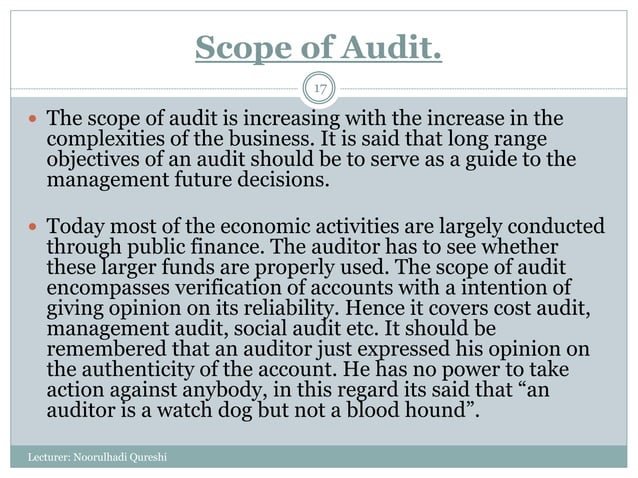 Auditing (Introduction to Auditing) | PPTX