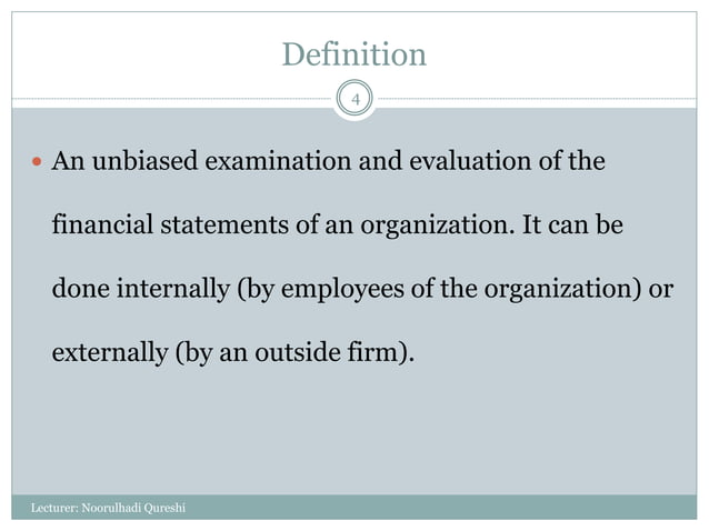 Auditing (Introduction to Auditing) | PPTX