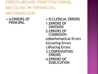 Introduction to auditing | PPT