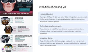Introduction to Augmented Reality (AR) and Virtual Reality (.pptx