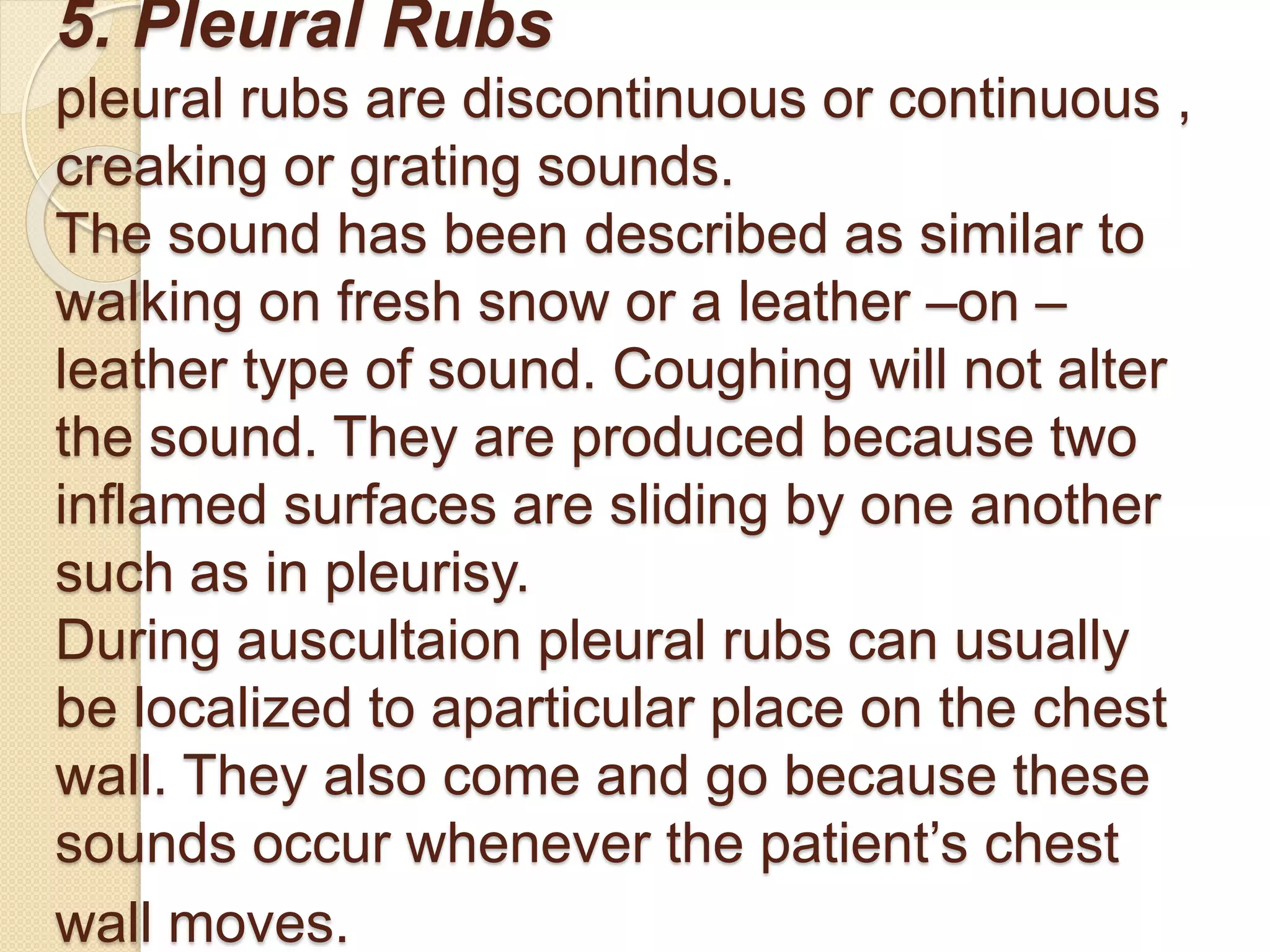 Introduction to auscultation | PPTX