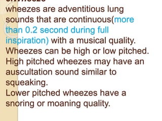 Introduction to auscultation | PPT