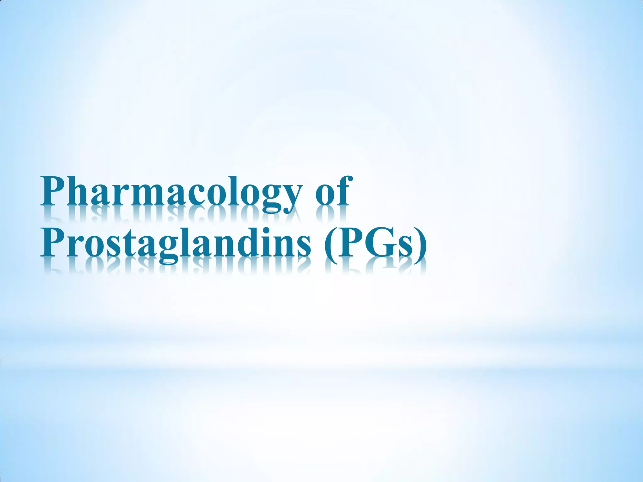 Introduction to autacoids and classification | PDF