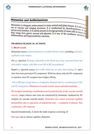 Introduction to Autocids And Histamine and Antihistamine.pdf