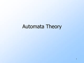 Introduction to automata | PPTX