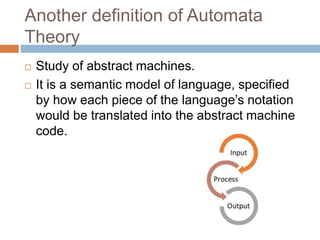 Introduction to automata use for discussion and overview.pptx ...