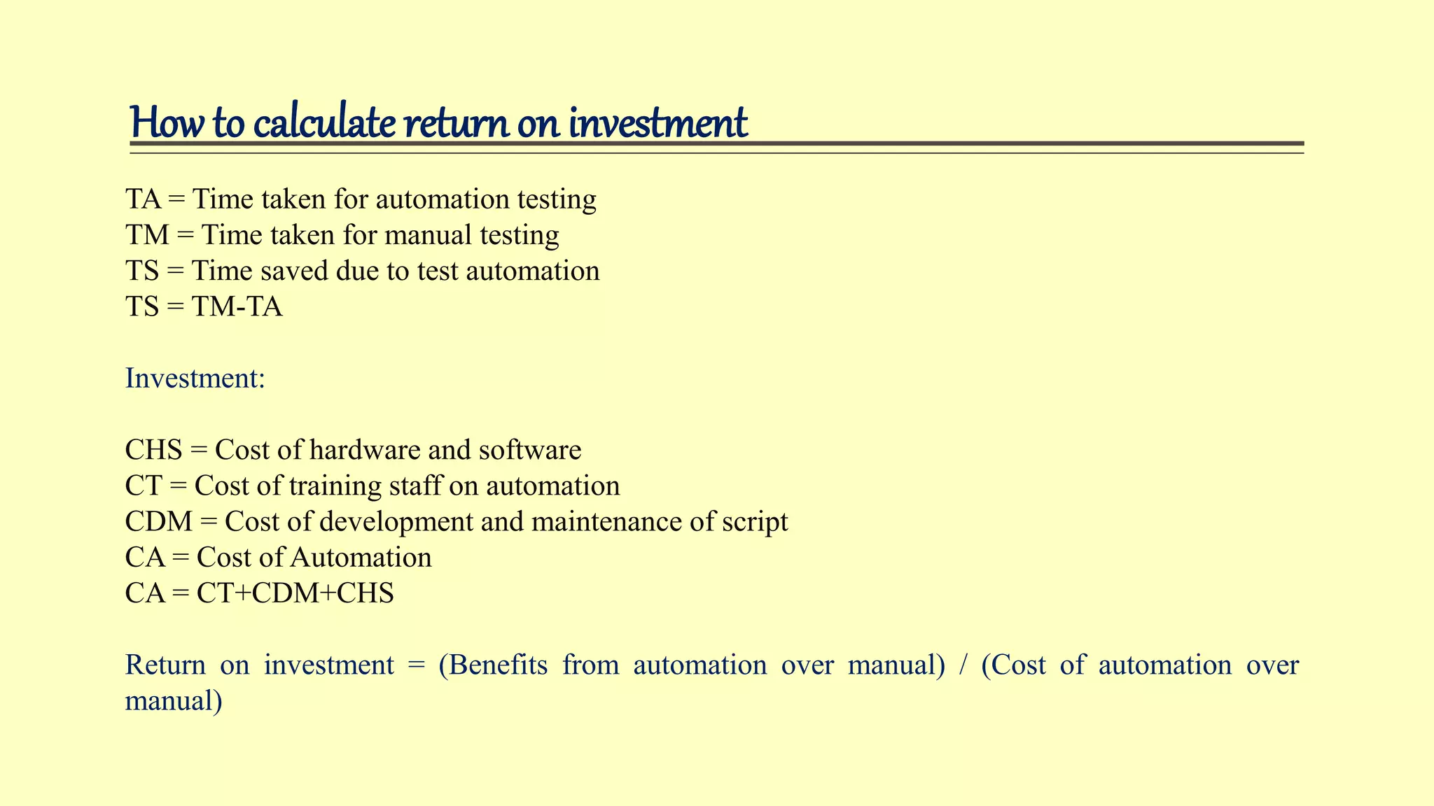 Introduction To Automated Testing Life Cycle Methodology Ppt