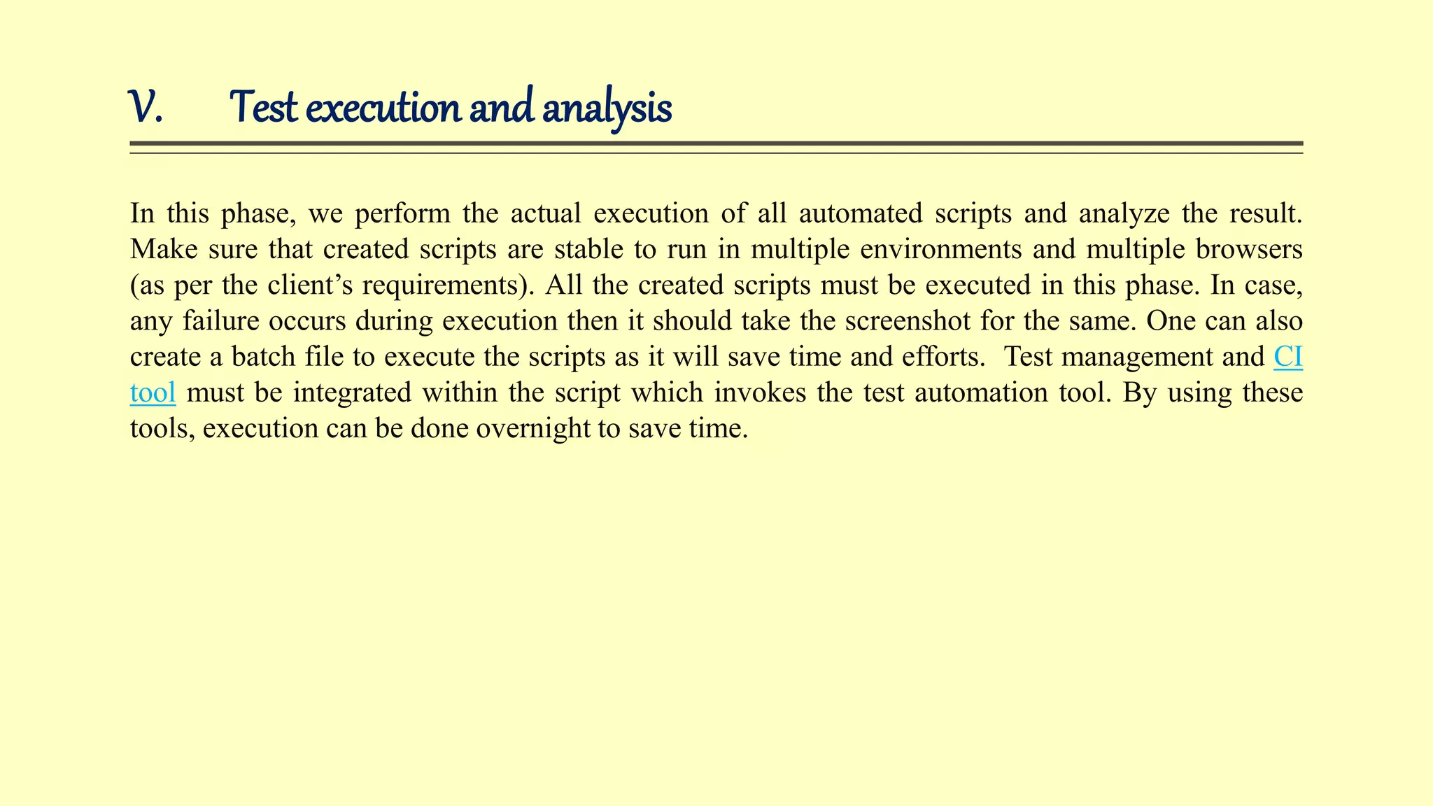 Introduction To Automated Testing Life Cycle Methodology Ppt