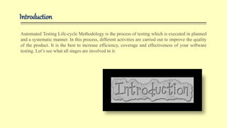 Introduction to automated testing life cycle methodology | PPT