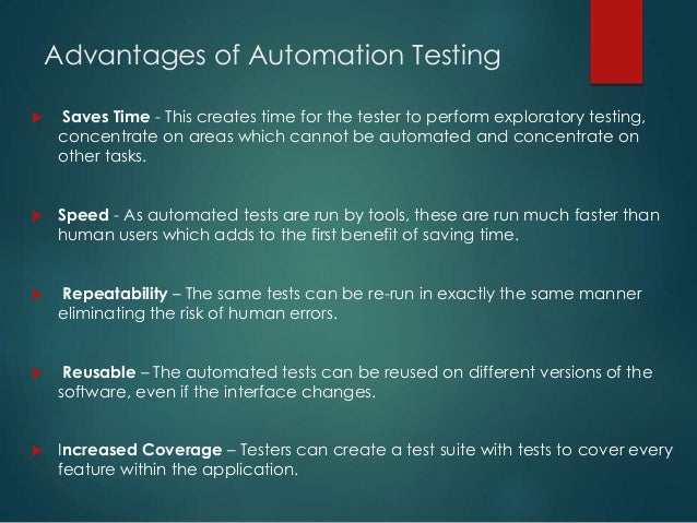 Introduction to Automation Testing