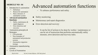 Introduction to automation - Module 01 | PDF