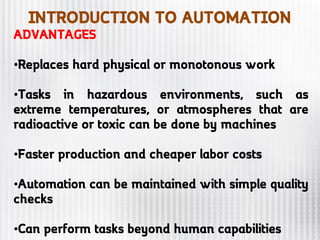 Introduction to automation | PDF