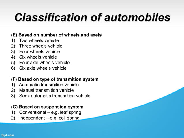 Introduction to automotive system | PDF