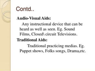 Introduction to av aids | PPTX