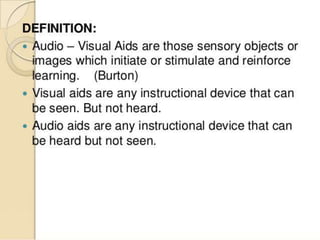 Introduction to av aids | PPTX