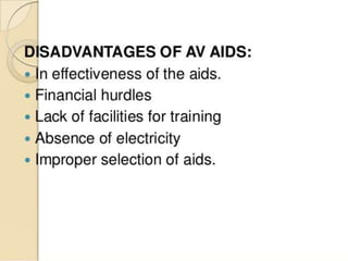 Introduction to av aids | PPTX