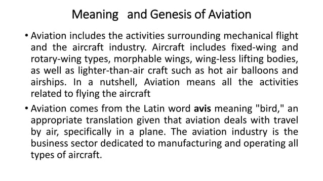 Introduction to Aviation Industry.pptx
