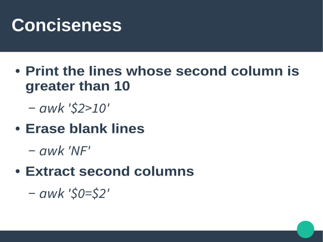 Introduction to AWK | PPT