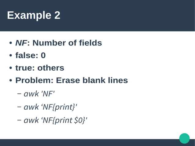 Introduction to AWK | PPT