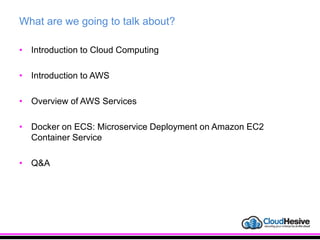Introduction to AWS and Docker on ECS | PPTX