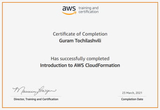 Introduction To AWS CloudFormation | PPT