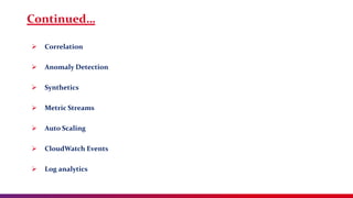 Introduction to AWS CloudWatch Presentation | PPTX