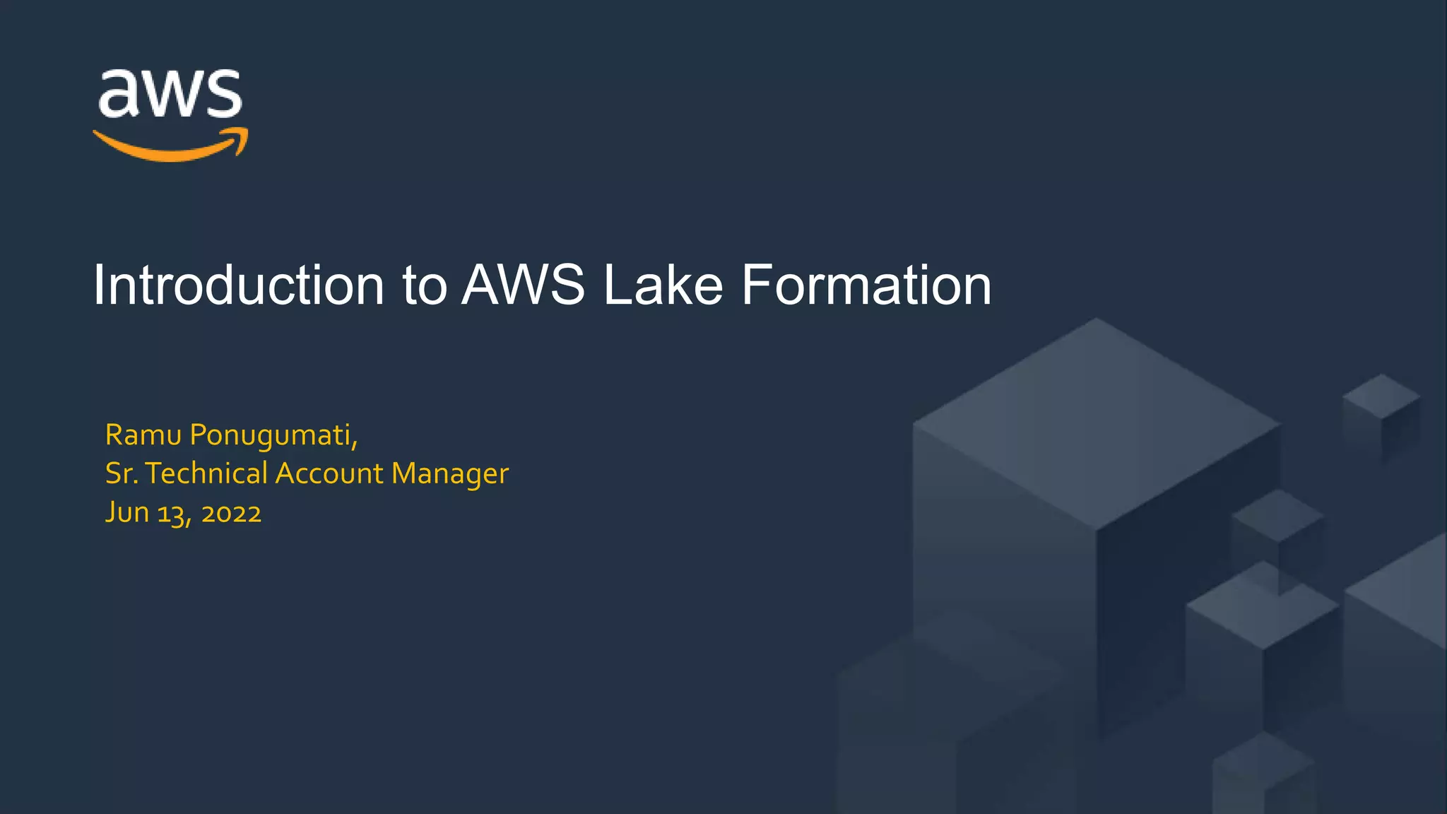 Introduction to AWS Lake Formation.pptx