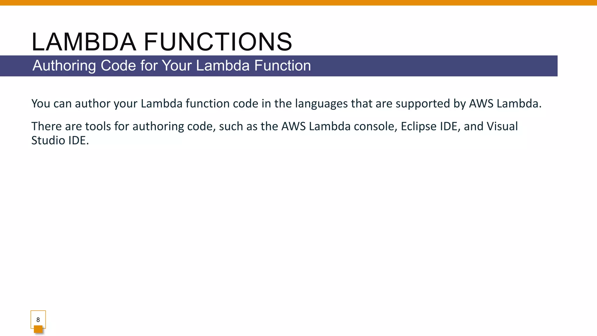 Introduction To Aws Lambda And Serverless Application1pptx