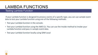 Introduction to AWS lambda & Serverless Application1.pptx