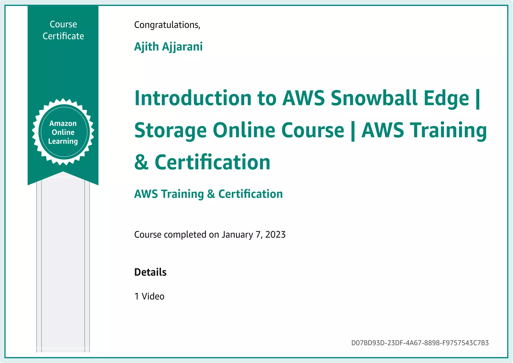 Introduction To Aws Snowball Edge Pdf