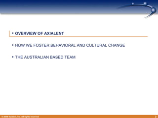 Introduction To Axialent | PPT