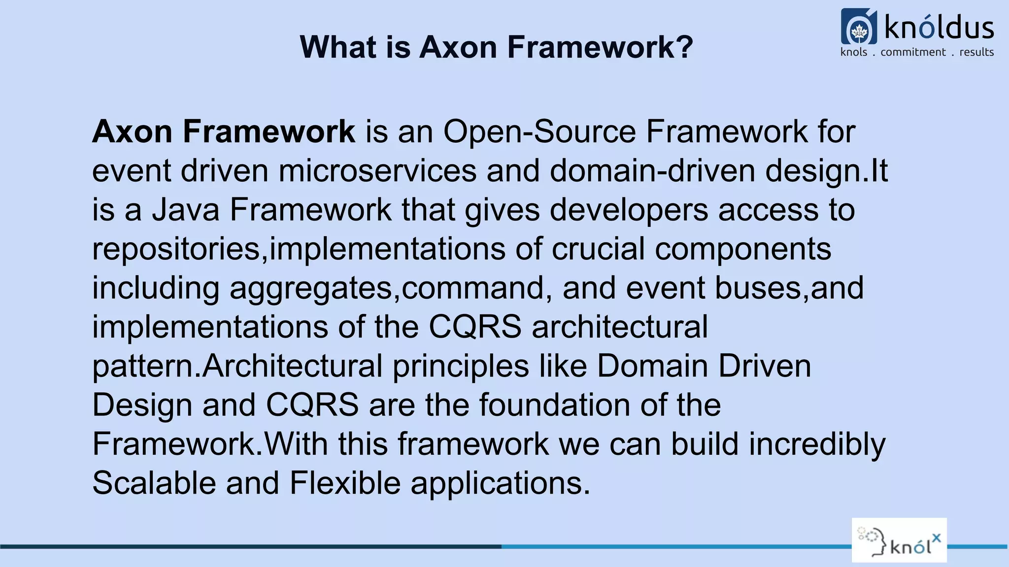 Introduction To Axon Framework With Cqrs Pattern Ppt