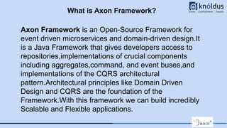 Introduction to Axon FrameWork with CQRS pattern | PPT