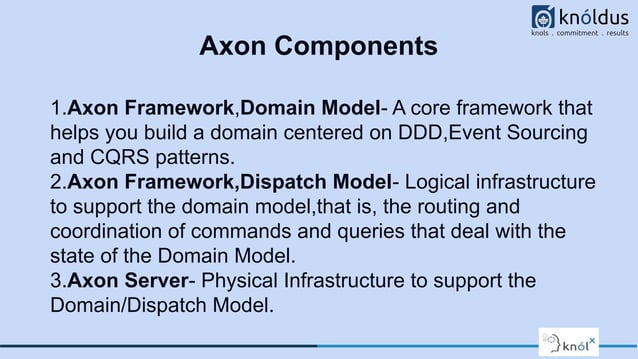 Introduction To Axon Framework With Cqrs Pattern Ppt