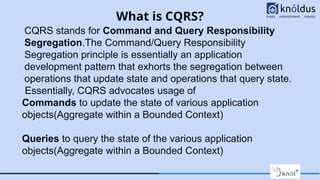 Introduction to Axon FrameWork with CQRS pattern | PPT