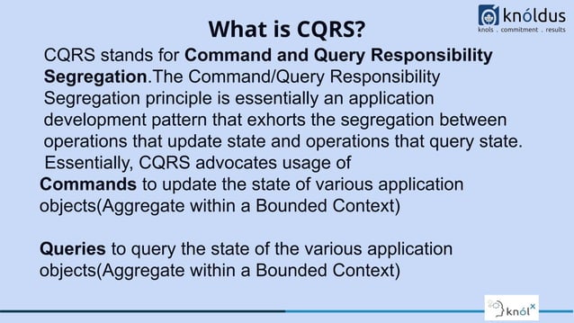 Introduction to Axon FrameWork with CQRS pattern | PPT