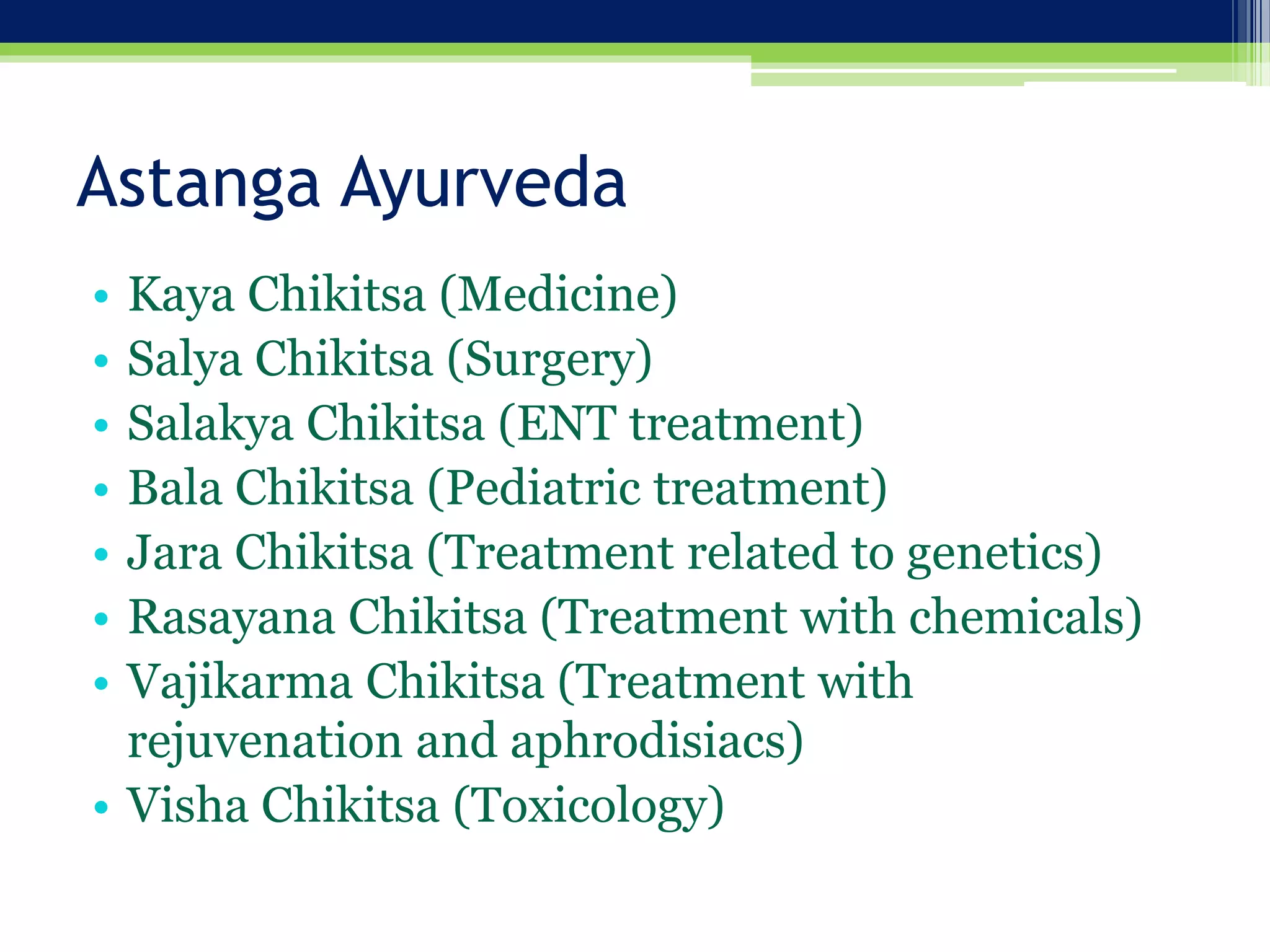 Introduction to ayurveda | PPTX