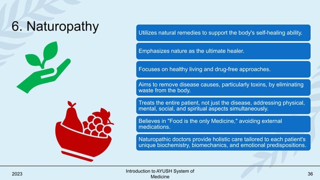 Introduction to AYUSH System of Medicine | PPTX