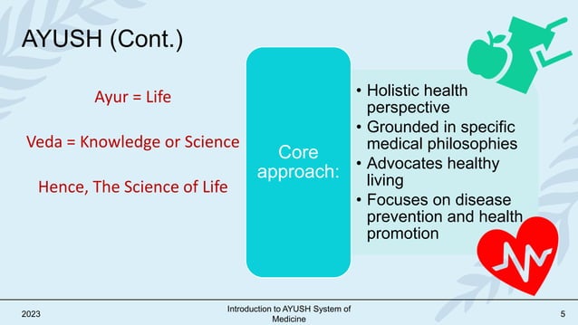 Introduction to AYUSH System of Medicine | PPTX