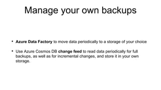 Introduction to azure cosmos db | PPTX