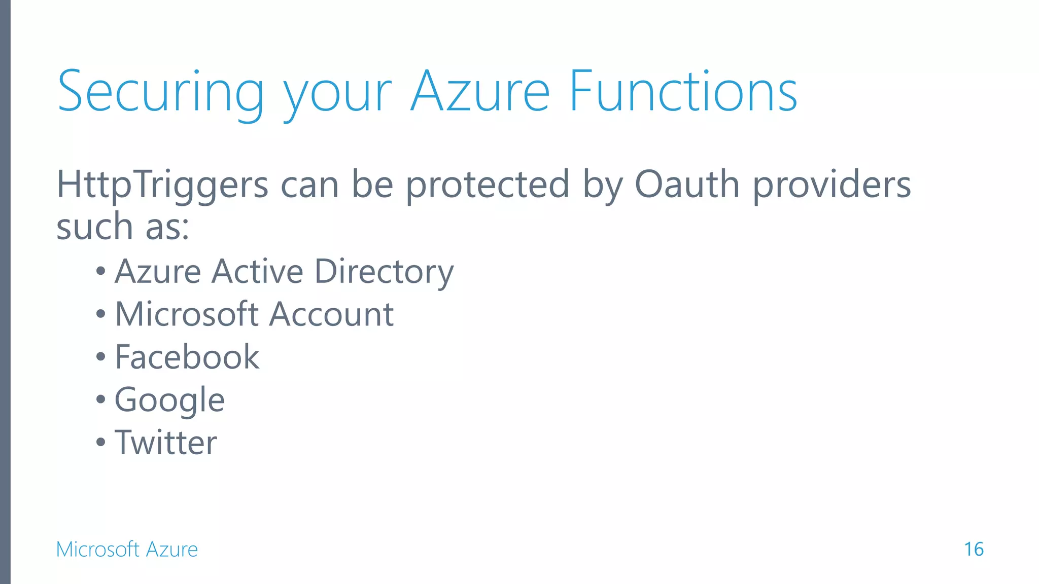 Introduction to Azure Functions | PPTX
