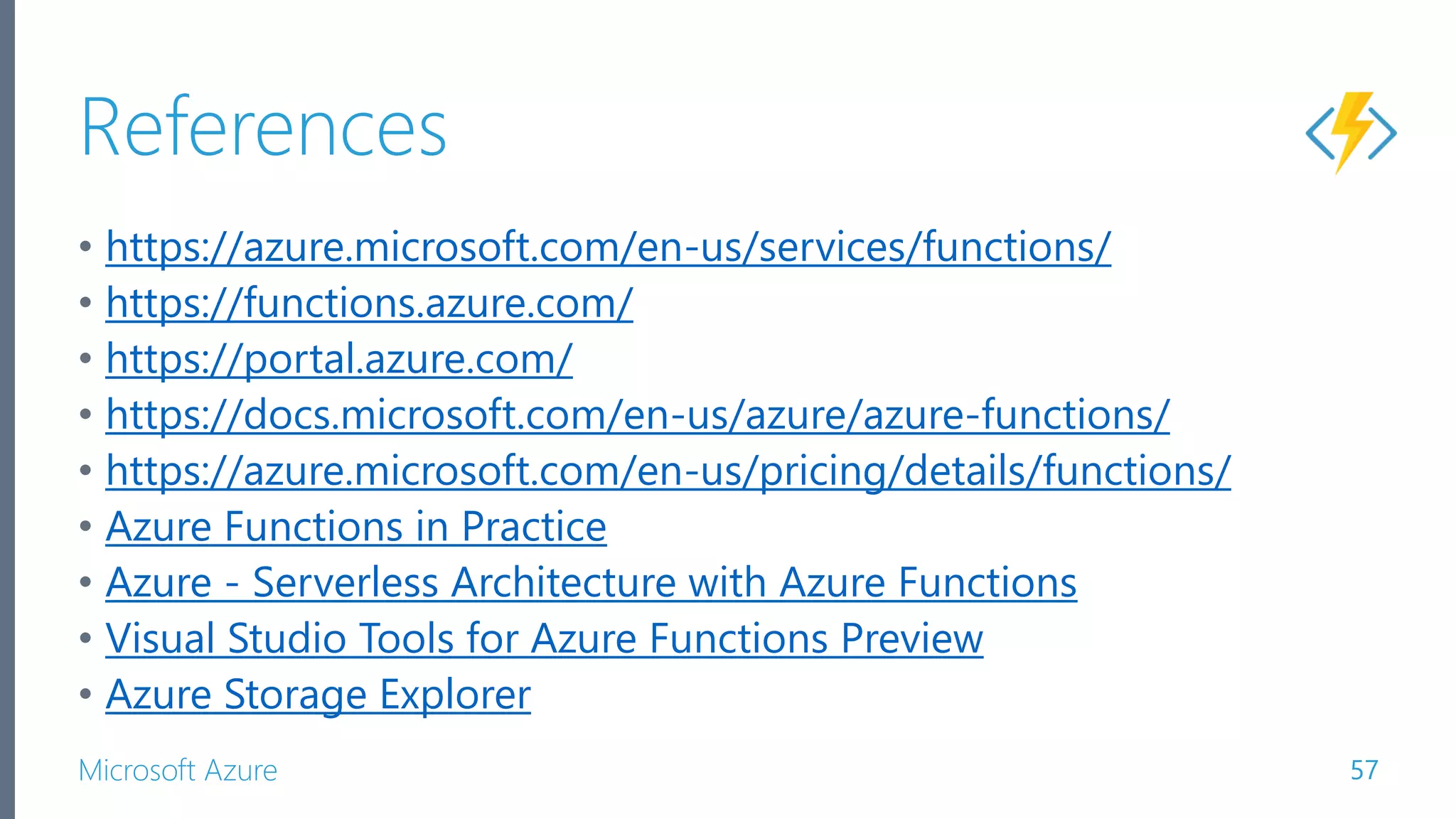 Introduction to Azure Functions | PPTX