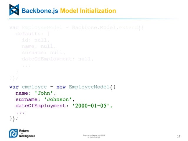 Introduction to Backbone.js & Marionette.js